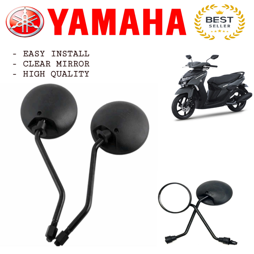 YAMAHA Mio Gear - Motorcycle Side Mirror | Clear Mirror | Long Stem ...