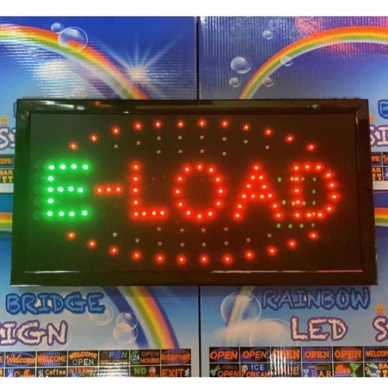 E-LOAD - RAINBOW BRIDGE LED SIGNAGE (New-Small-Large) #SIZE: W48cm ...