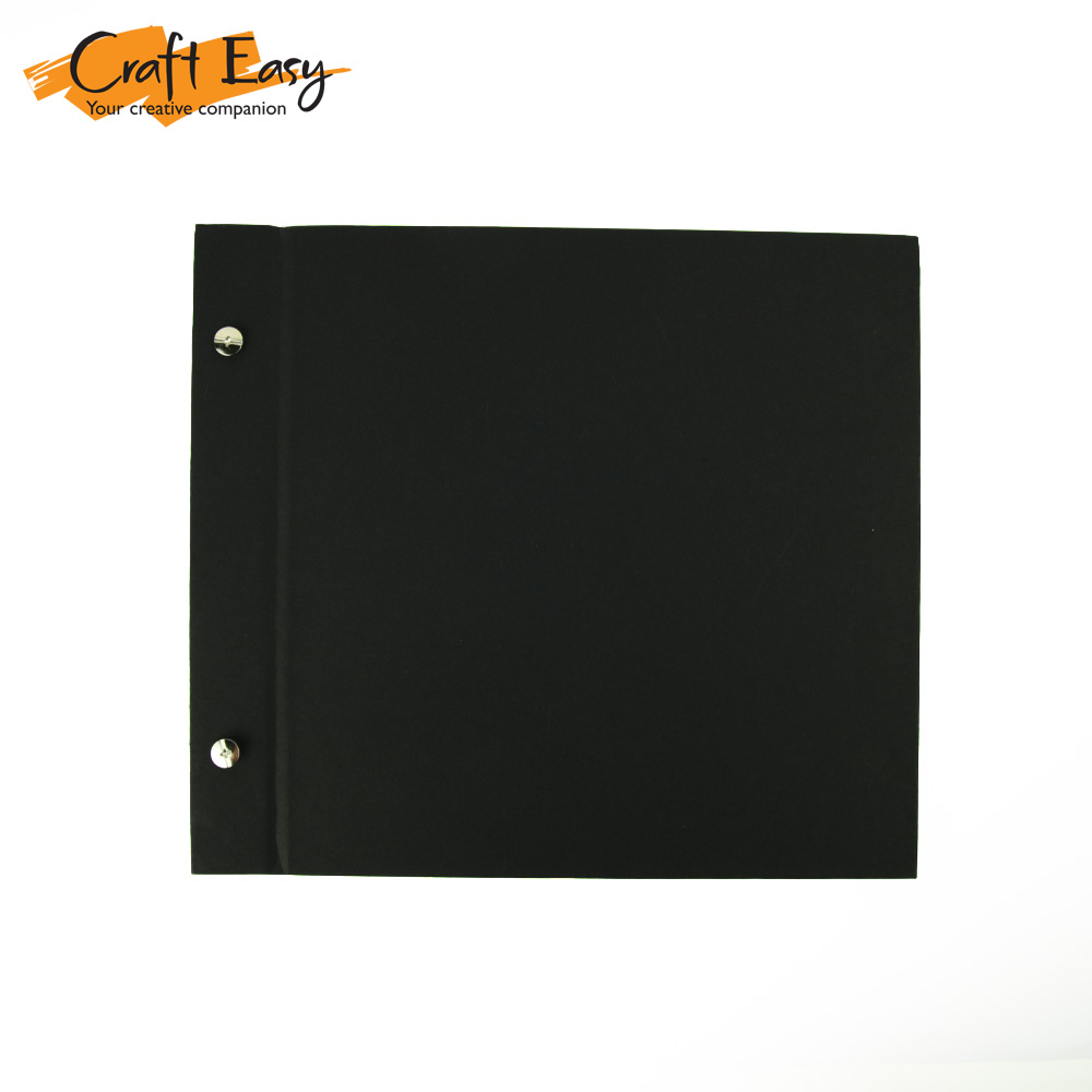 Craft Easy 8x8 Black Scrapbook Album (20 Black Pages) | Shopee Philippines