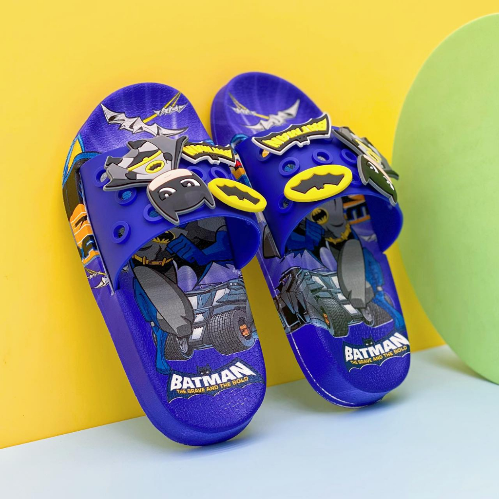 Slide Slipper Cute Character Design For Kids Boys | Shopee Philippines