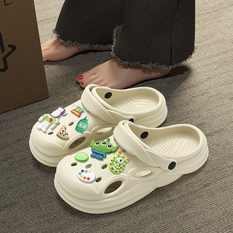 2333#Crocs diy shoe buckle Three Eyes Baby Buzz Lightyear cross Shoe ...