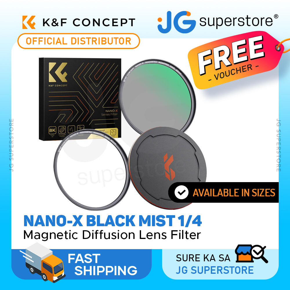 K&F Concept Nano X Series Black Mist 1/4 Ultra-Slim Magnetic Lens ...