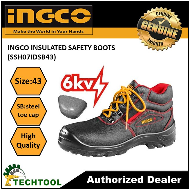 INGCO INSULATED SAFETY BOOTS 43 (SSH07IDSB43) | Shopee Philippines