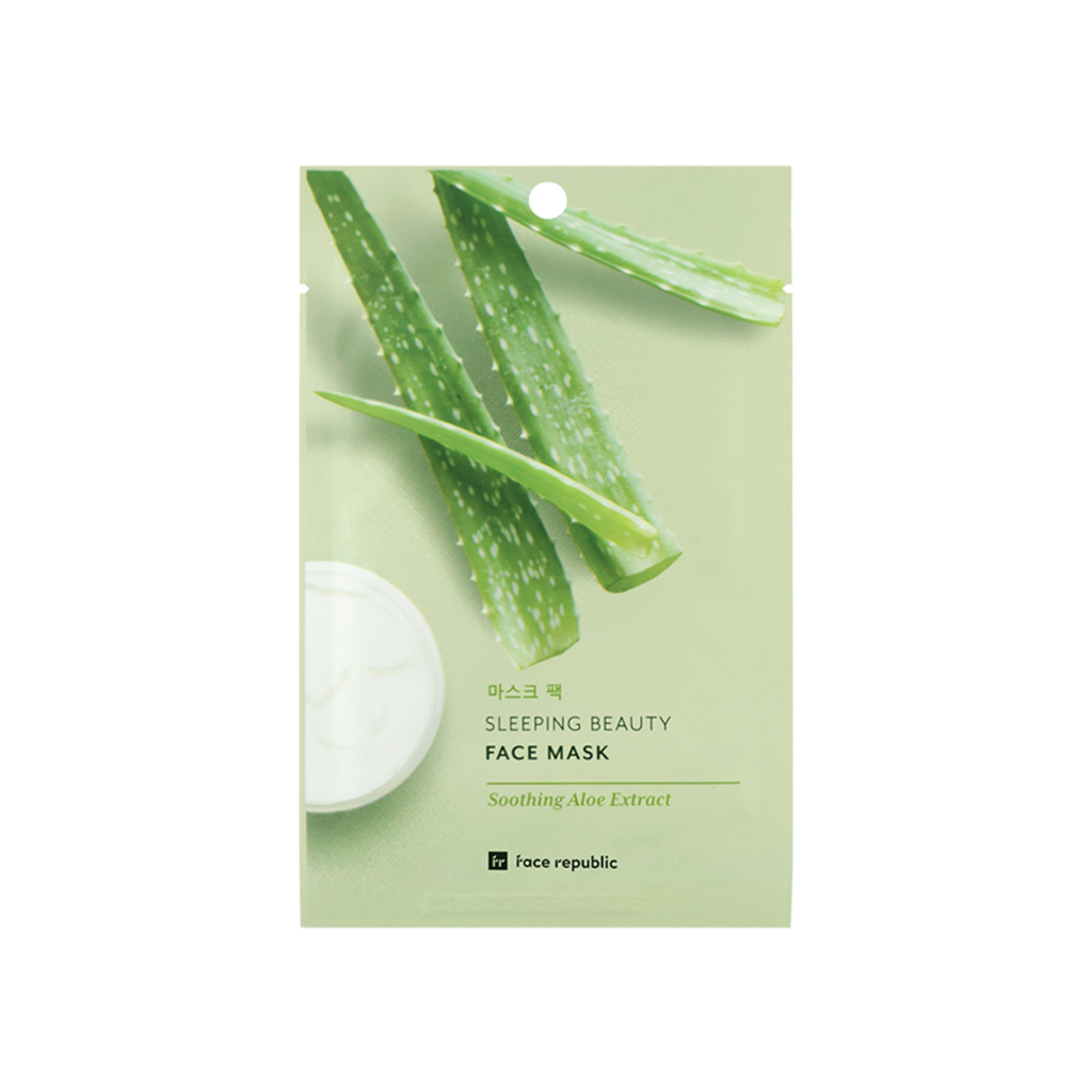 Face Republic Sleeping Beauty Face Mask Soothing Aloe Extract 23g ...