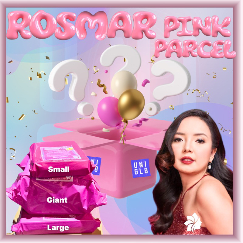 Onhand !!! Rosmar secret Pink parcel Small, Big / large & Giant pink ...
