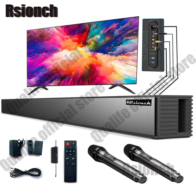 Big Size Bluetooth Speaker TV Karaoke Soundbar with Mic Videoke ...