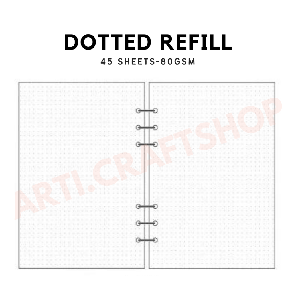 A7/A6/A5/B5 (6 Holes) Frosted PP Binder Cover w/ Rope | Shopee Philippines
