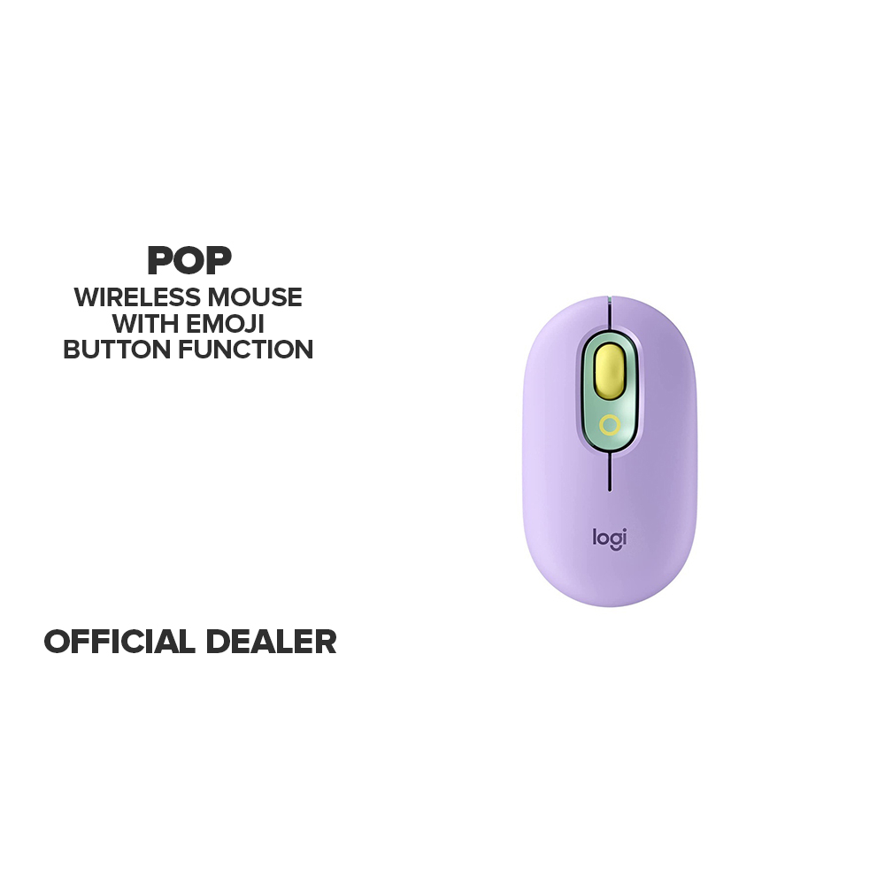 Logitech POP Wireless Mouse with Emoji Button Function | Shopee Philippines