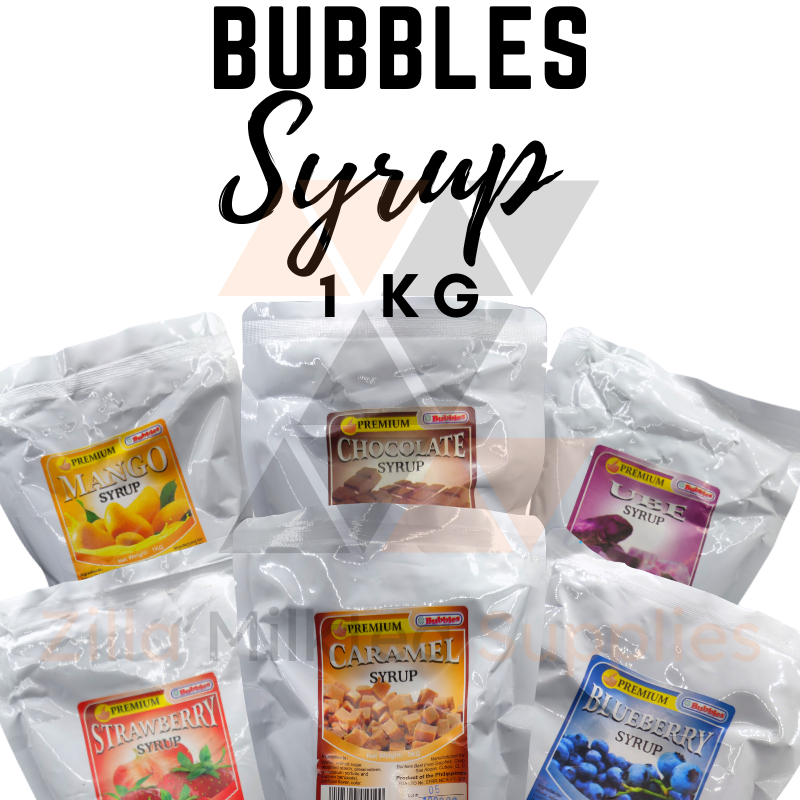 Bubbles Syrups 1KG, Best Food, Flavoring Syrups / Chocolate Caramel ...