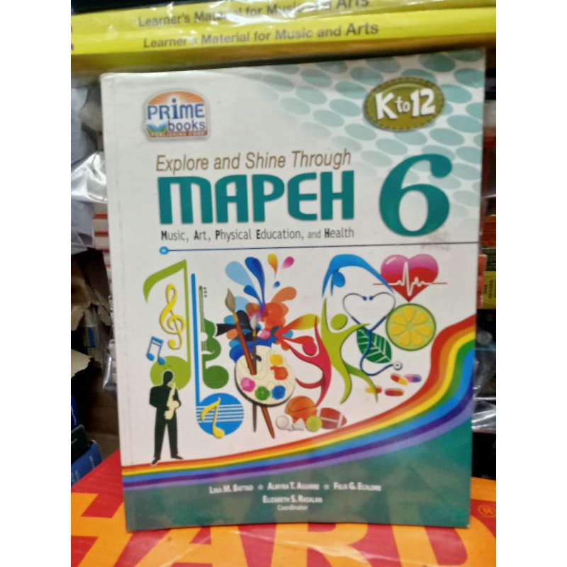EXPLORE AND SHINE MAPEH grade6(used book) grade 6 | Shopee Philippines
