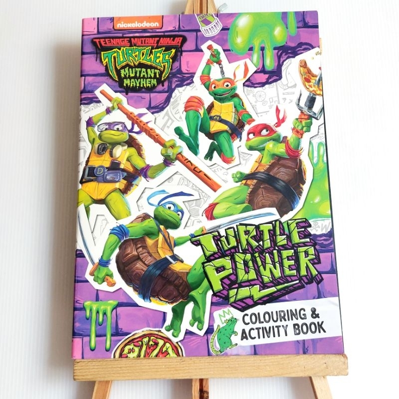 Teenage Mutant Ninja Turtles Coloring Sticker Activity Books Series ...
