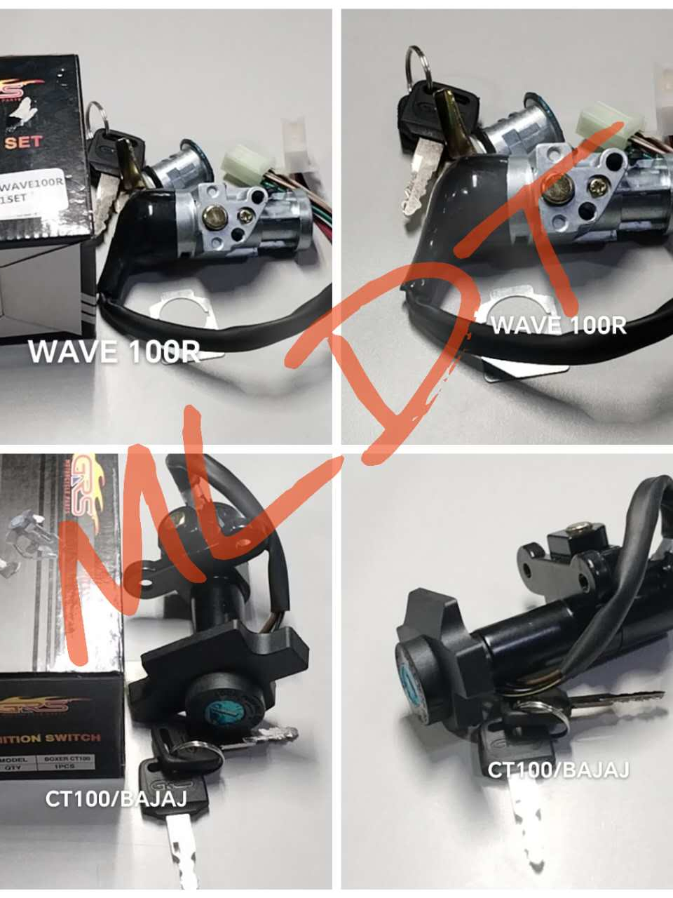 MOTORCYCLE IGNITION SWITCH FOR CT100/BAJAJ/WAVE 100R/BARAKO175/GS175 ...