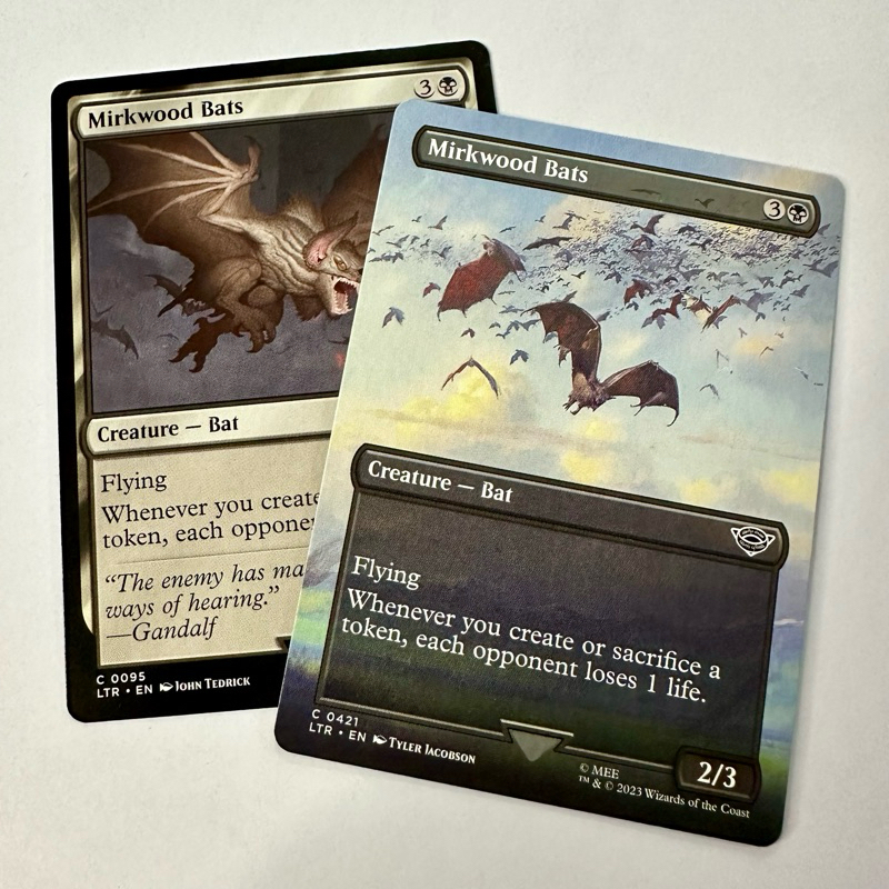 MIRKWOOD BATS | LTR THE LORD OF THE RINGS | BLACK | MTG MAGIC THE ...