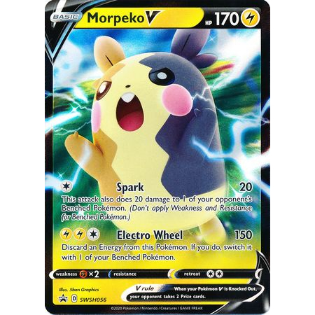 Morpeko V - SWSH056 - Promo Pokemon TCG Trading Card Game | Shopee ...