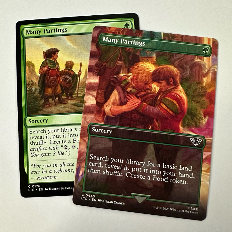 MANY PARTINGS | LTR THE LORD OF THE RINGS | SORCERY | GREEN | MTG MAGIC ...