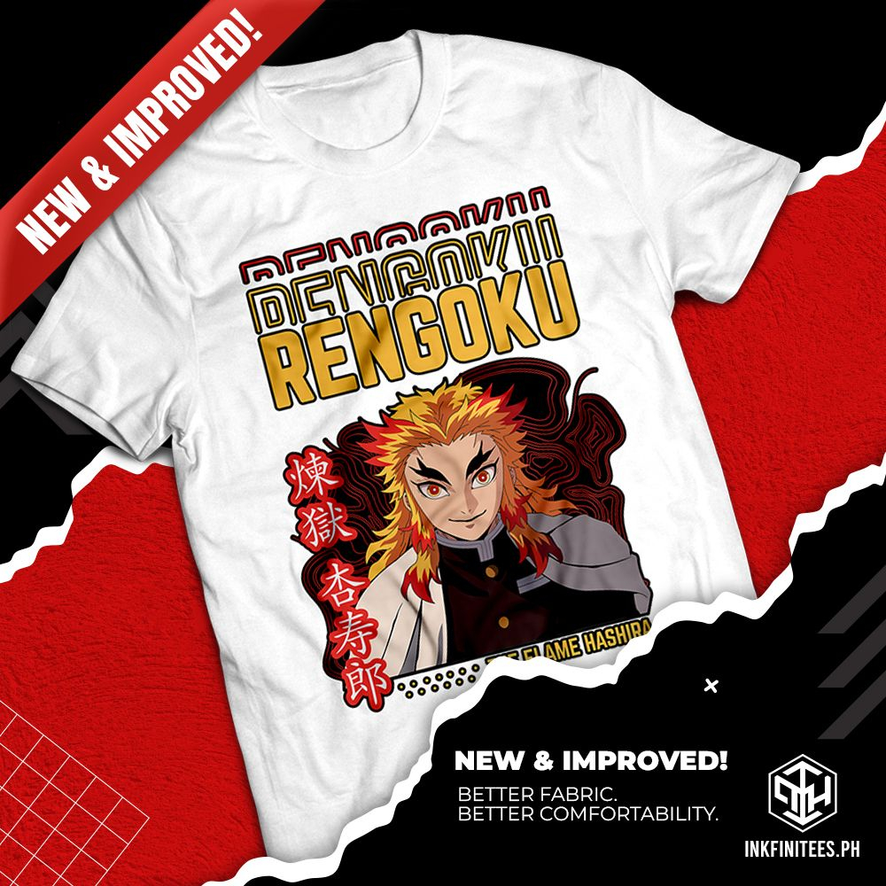 Inkfinitees - Demon Slayer - Kyojuro Rengoku V3 (Unisex - for Men and ...