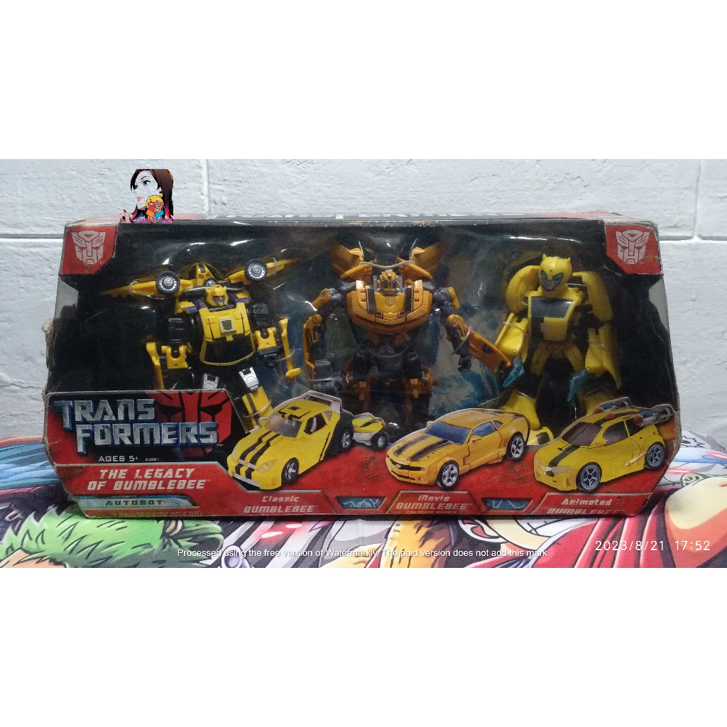 Tranformers - The Legacy of Bumblebee Set (25th Anniversary) | Shopee ...