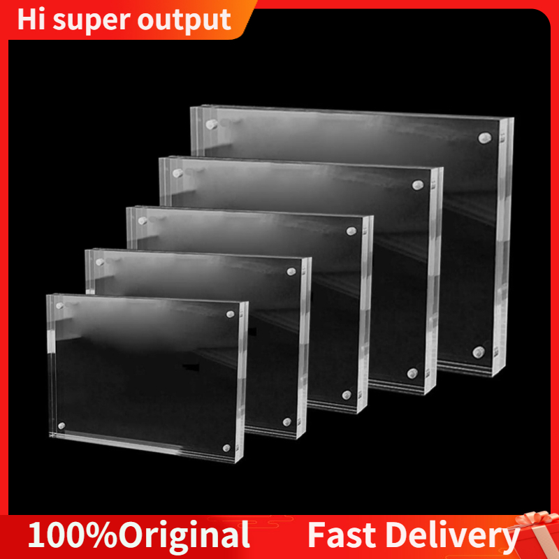 Dual-faced Clear Crystal Picture Frame Photo Frames for Pictures ...