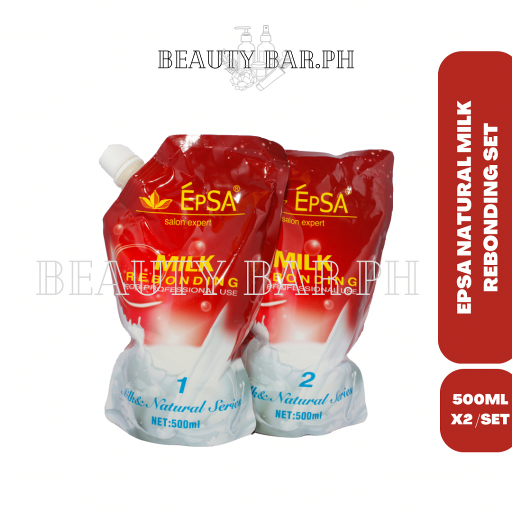 Epsa Milk & Natural Rebonding Series Rebond Straightening Treatment 1&2 ...