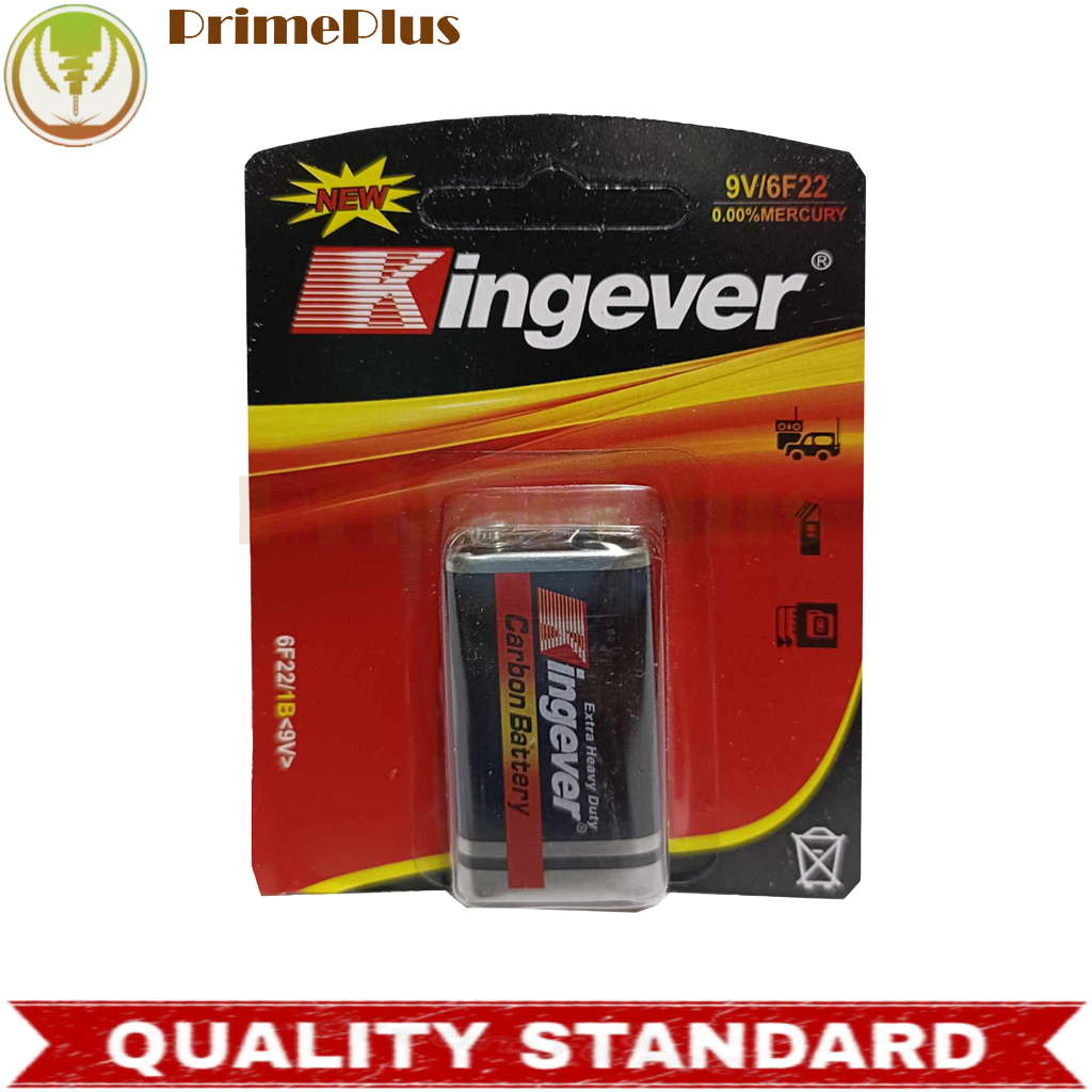 KINGEVER Carbon Battery Extra F22,9V {Sold per box-12pcs} Heavy Duty ...