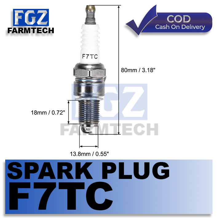 SPARK PLUG F7TC GX160 GX200 GX390 JAPAN QUALITY HIGH STANDARD HONDA | Shopee Philippines