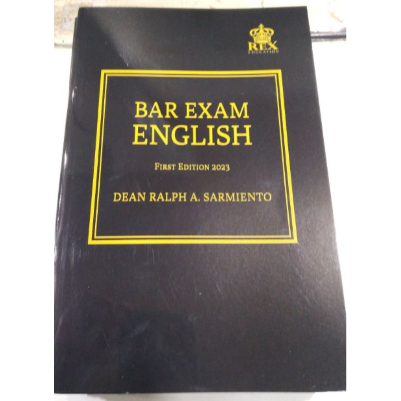 SARMIENTO-BAR EXAM ENGLISH 2023 | Shopee Philippines