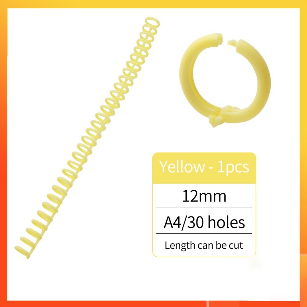30-hole loose-leaf plastic binding ring Notebook binding spiral ring ...