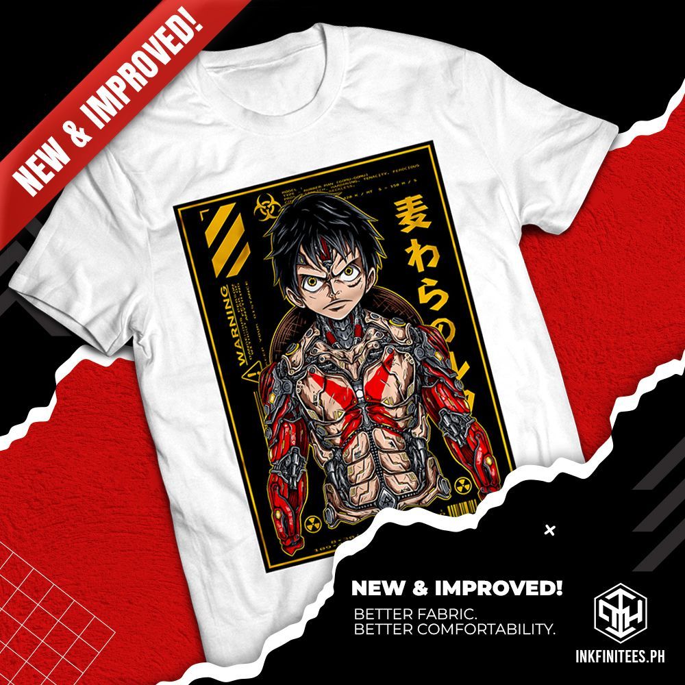 Inkfinitees One Piece Collection - Monkey D Luffy Mecha (Unisex - for ...