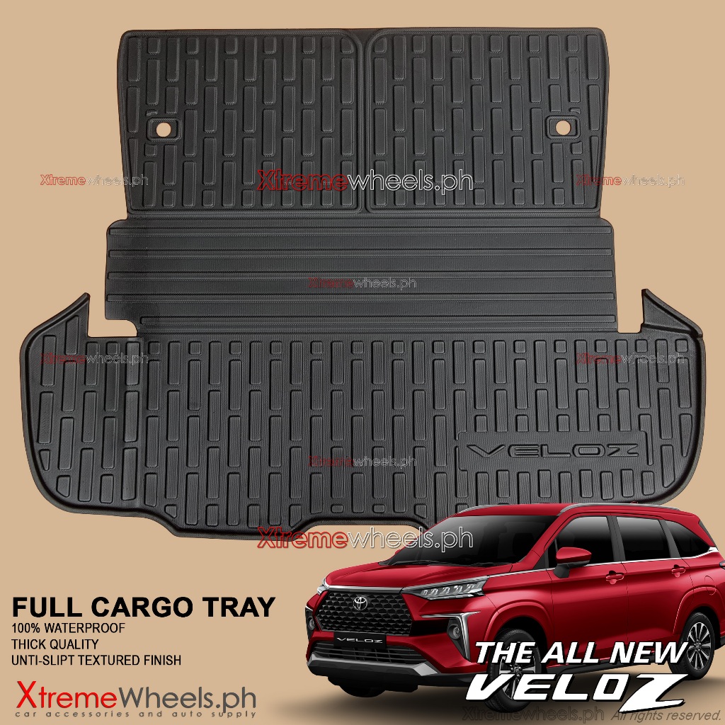 Toyota Veloz 2022 to 2025 Full Trunk Cargo Tray Bendable Diamond ...