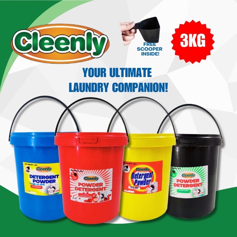 Premium Detergent Powder - 3 KILO BUCKET | Shopee Philippines