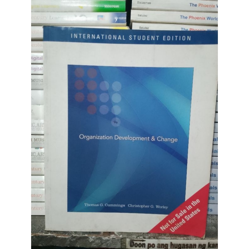 ORGANIZATION DEVELOPMENT & CHANGE by. Cummings (slightly use | Shopee Philippines