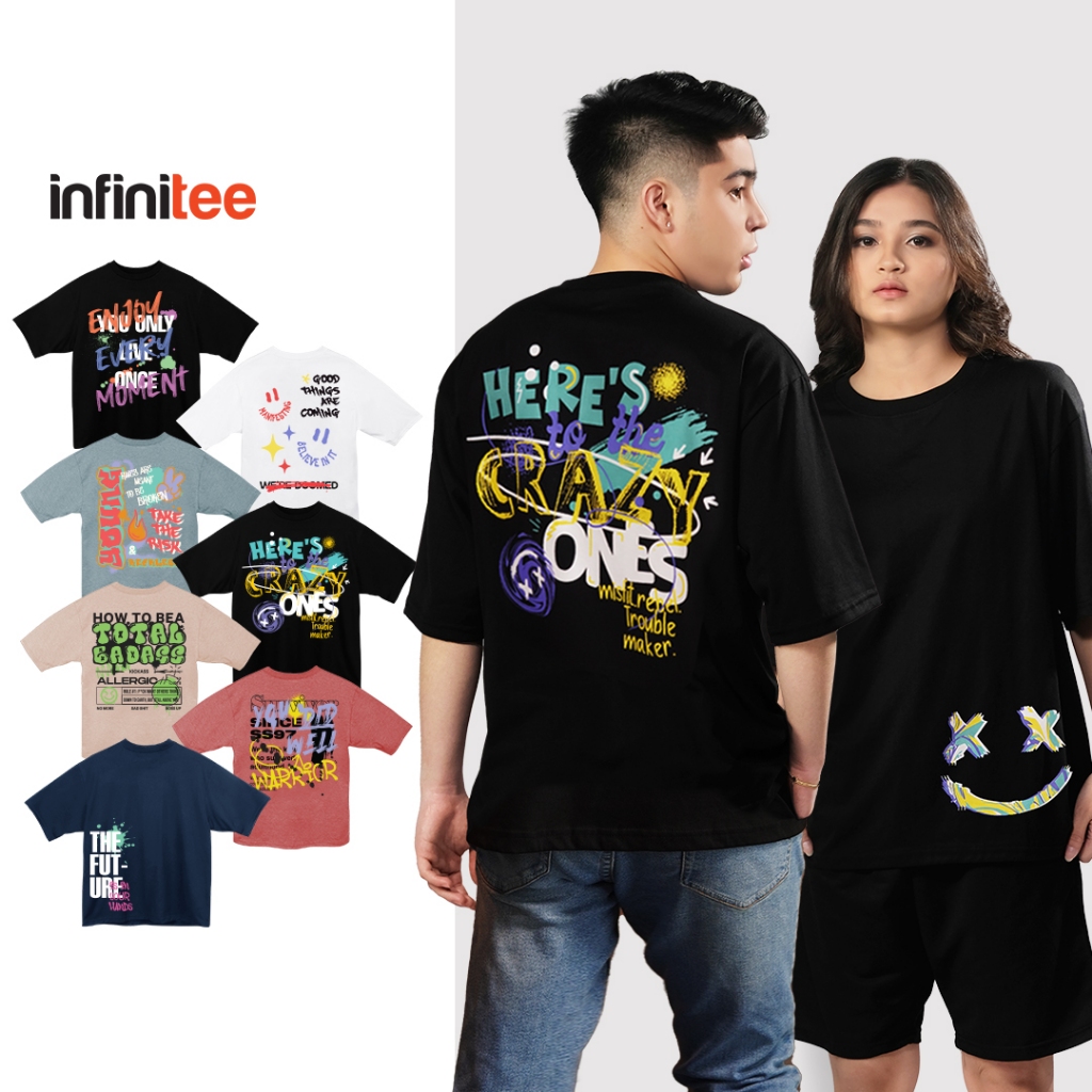 Infinitee Street Oversized T Shirt For Men Women Oversize Plus Size ...