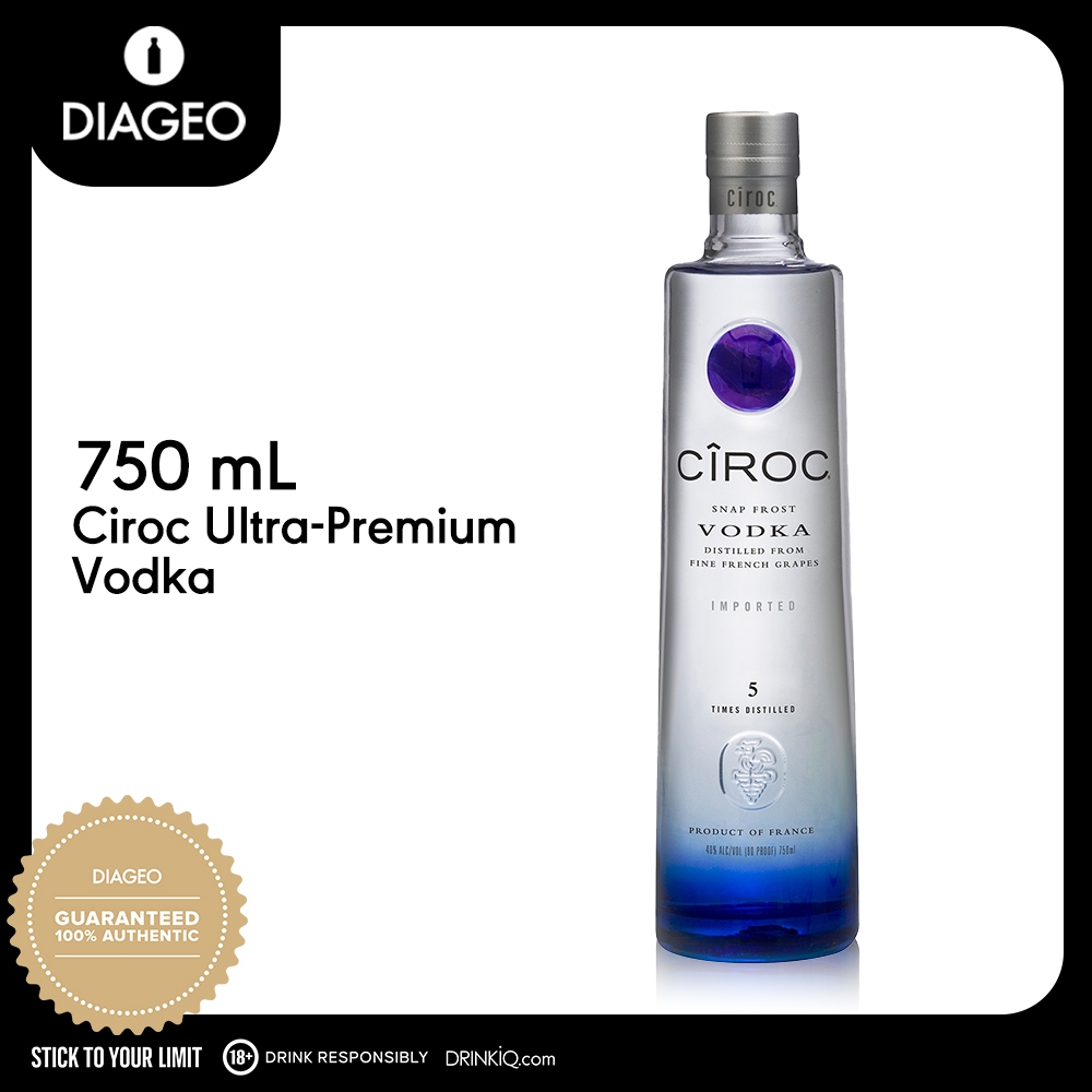 Ciroc Ultra-Premium Vodka 750ml | Shopee Philippines