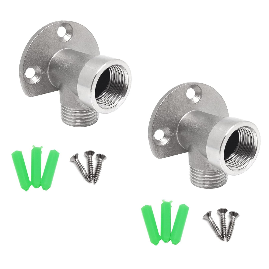 Stainless Steel Connect Hose Exposed shower Connector Fitting G Thread ...