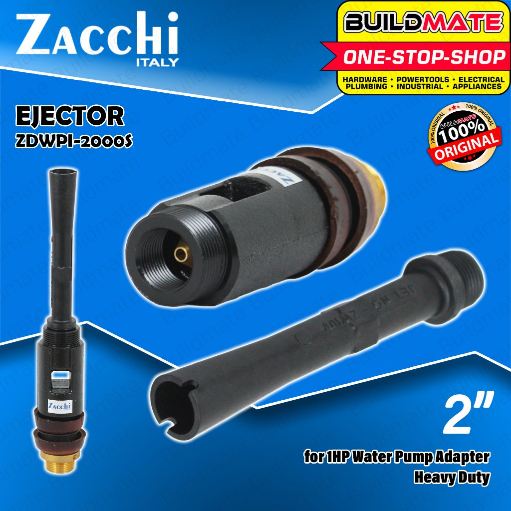 BUILDMATE ZACCHI 2" Inch Deep Water Pump Ejector Only for 1HP Deepwell ...