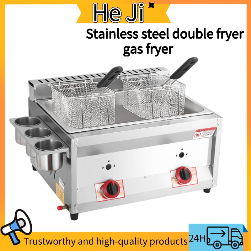 Kitchenware deep fryer gas type Multifunction gas stove grill stainless ...