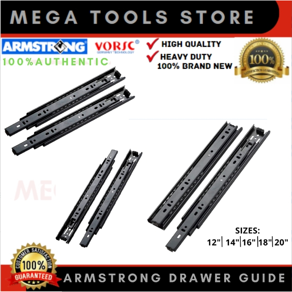 Armstrong Drawer Guide 1 Set "12" "14" "16" "18" "20" ( Mega Tool Store ...