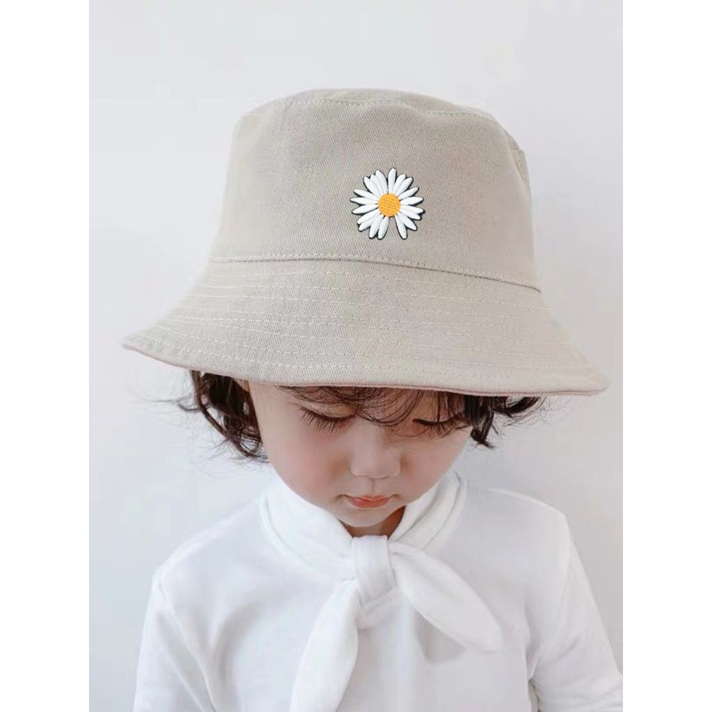 PRETTY FLOWER BUCKET HAT FOR KIDS | EMBROIDED BABY BOY GIRL WAWAY CAP ...