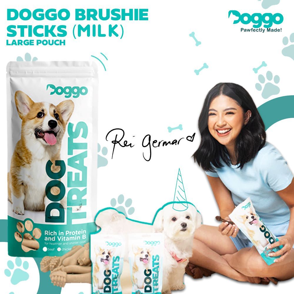 Doggo Brushie Treats Milk Flavor (2 Sizes) | Shopee Philippines