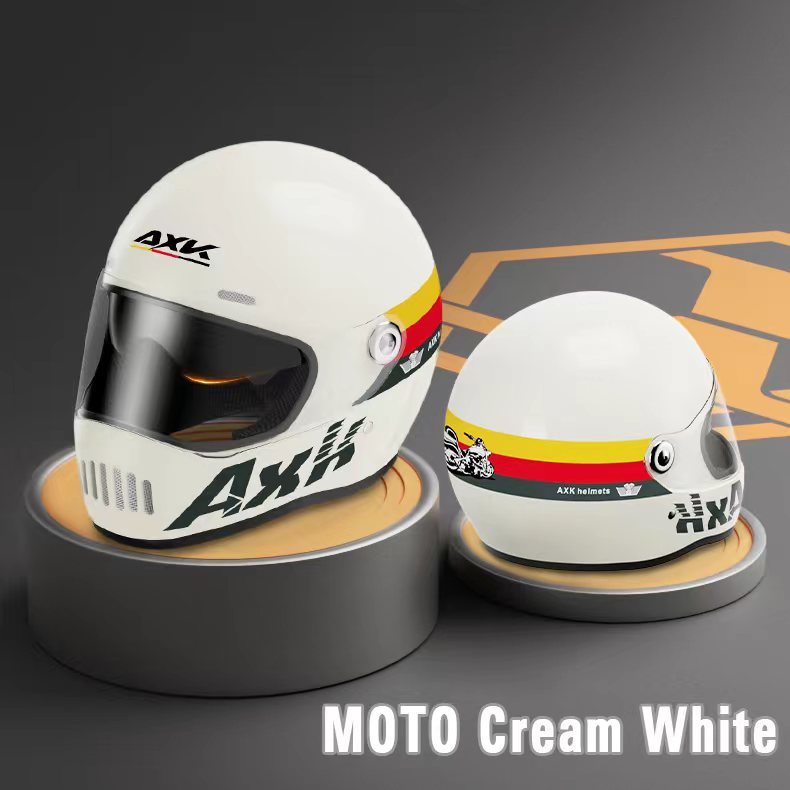 AXK 901 Double Miorr Motorcycle Full Face Helmet With ICC Sticker ...