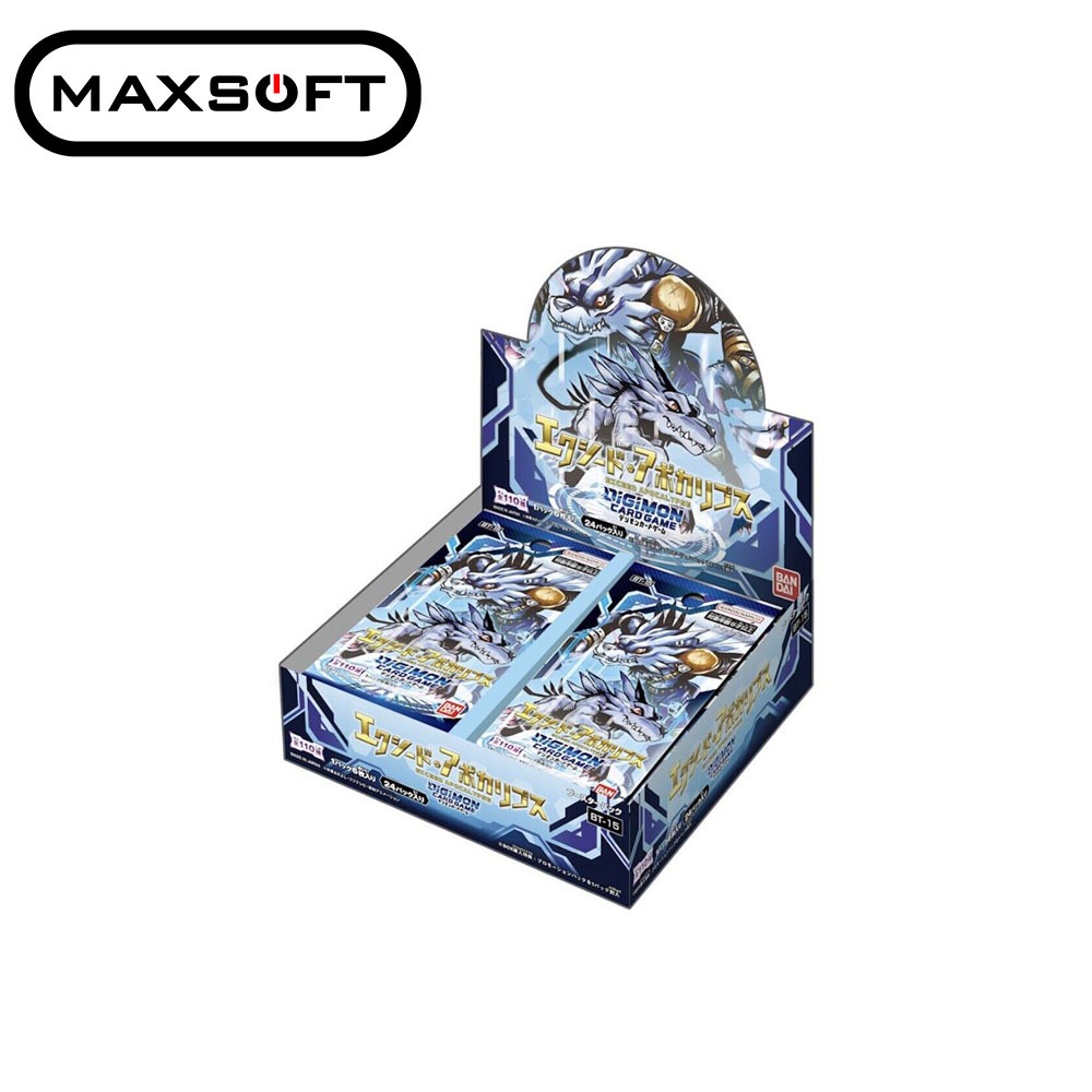 DIGIMON CARD GAME BOOSTER EXCEED APOCALYPSE [BT-15] (Per Box) | Shopee ...