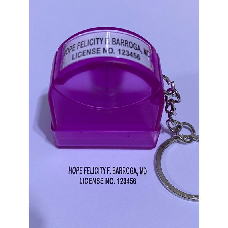 FREE NAME DIGI Stamp 10x28MM Personalized Self Inking FREE NAME COD ...