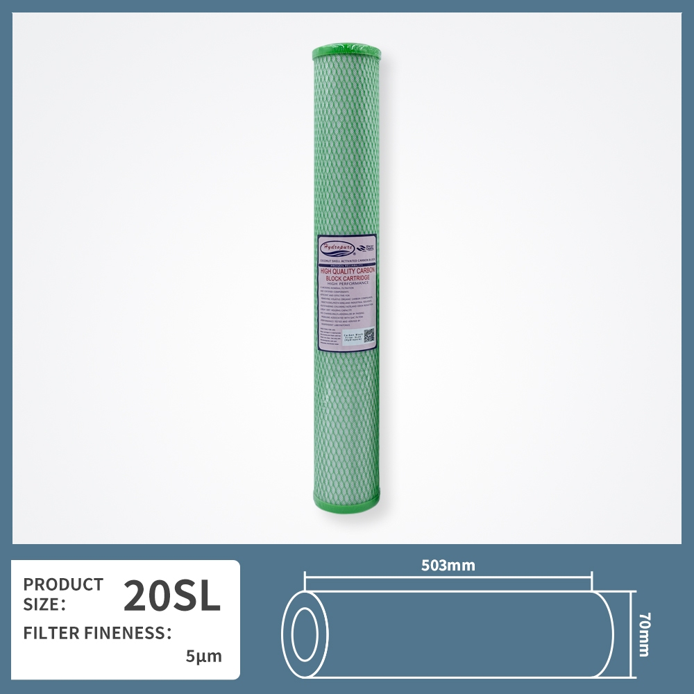 Hydropure Carbon Block Filter CTO (Clorine, Taste and Odor Filter)10SL ...