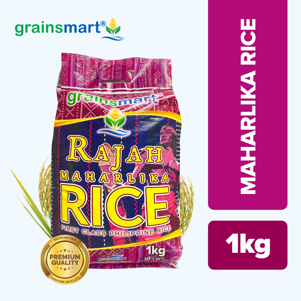 Grainsmart Rice Rajah Regular Maharlika Rice 1KG | Shopee Philippines