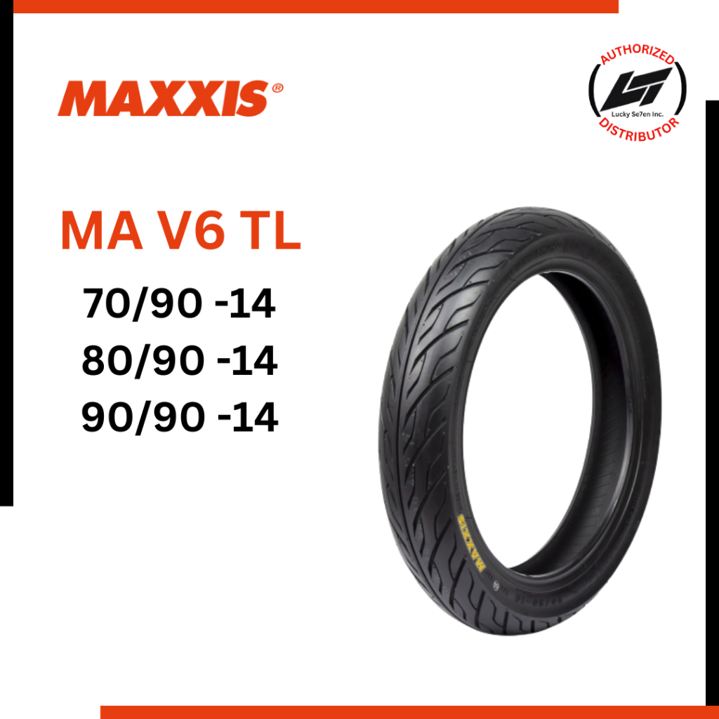 Maxxis MAV6 TL Motorcycle Tires Rim 14 | Shopee Philippines