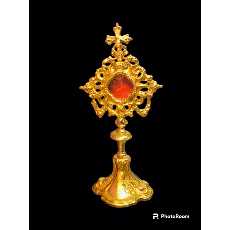 Royalty Personal Reliquary Relic Case 10" Sacred Vessel Host Container ...