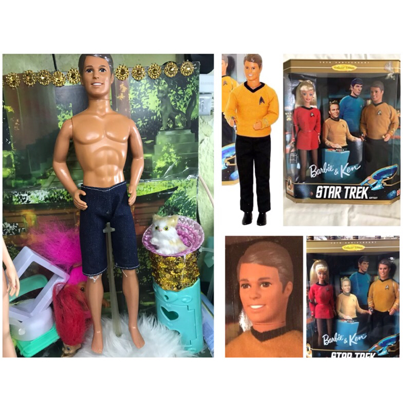 1996 vintage KEN DOLL ONLY of barbie and ken star trek gift set ...