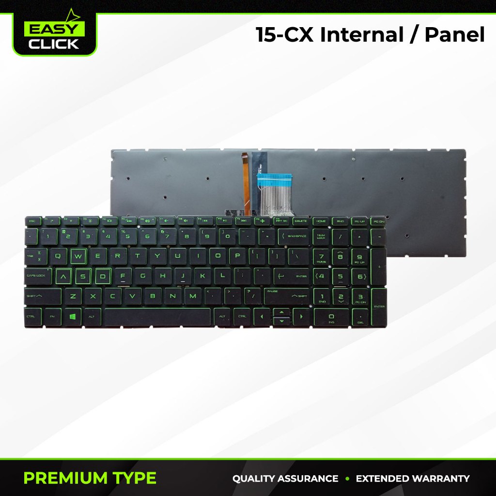 HP Laptop Keyboard 15-CX, 15-EC Compatible With HP Pavilion Gaming 15 ...