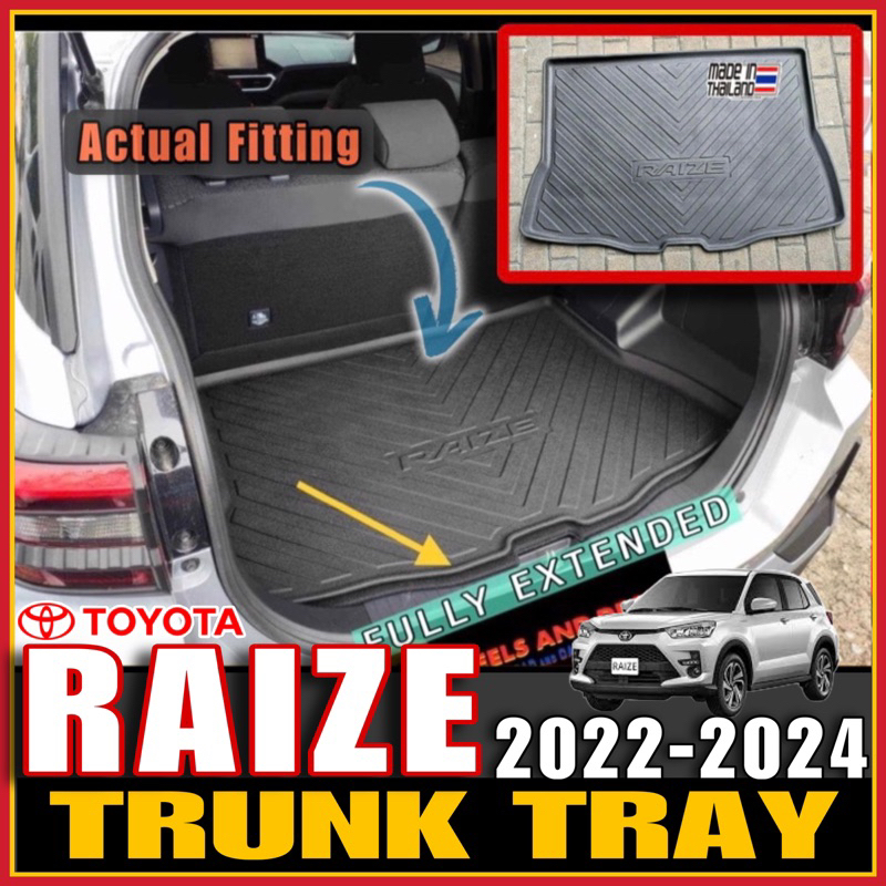 TOYOTA RAIZE 2022-2024 TRUNK TRAY MATTING | Shopee Philippines