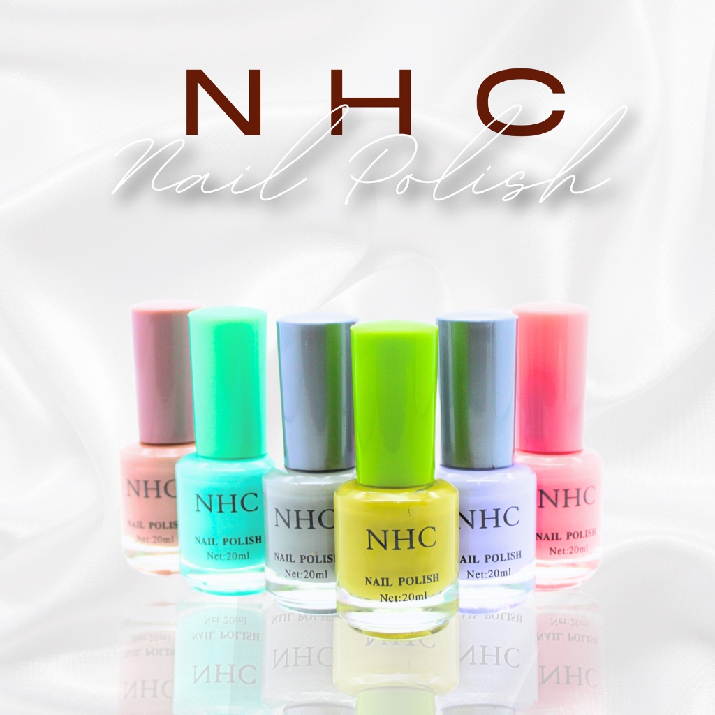 【GnG】Cosmetics NHC Light Color Nail Polish Long Lasting Nail Polish ...